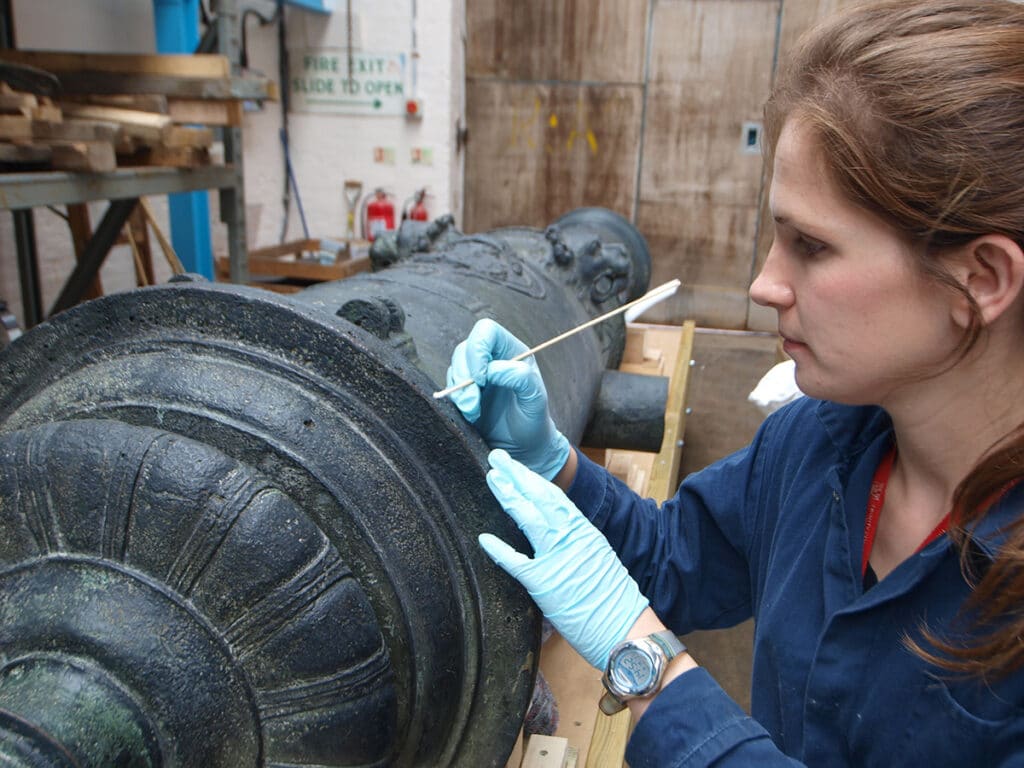 Conservation of artefacts - The Mary Rose